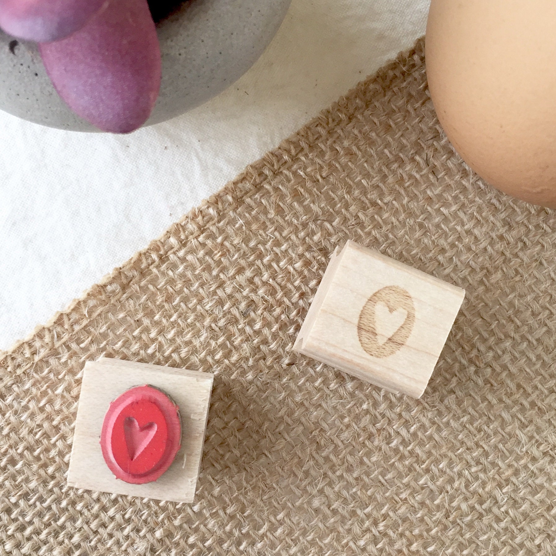 Egg Stamp Egg Heart Mini Egg Stamp Chickens | Etsy