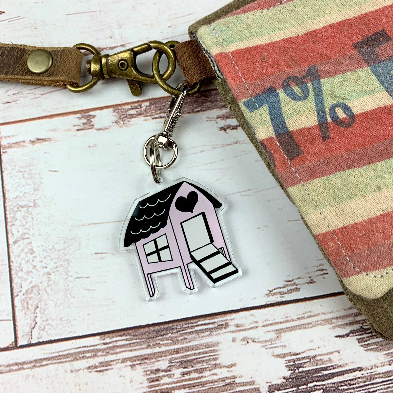 Cute Chicken Keychain Chicken Coop Keychain Chicken | Etsy