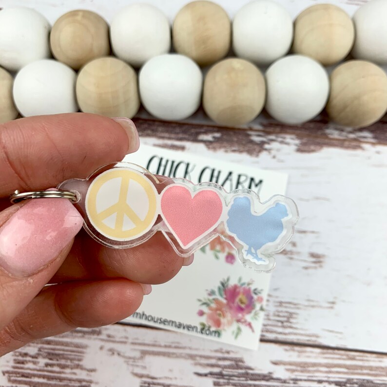 Mix and Match Cute Chicken Keychain Chicken Lover Gift Idea | Etsy