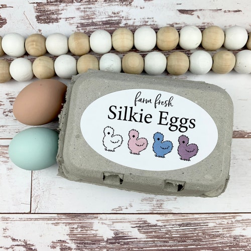 Bumble Silkie Sticker Free Shipping Silkie Egg Carton - Etsy