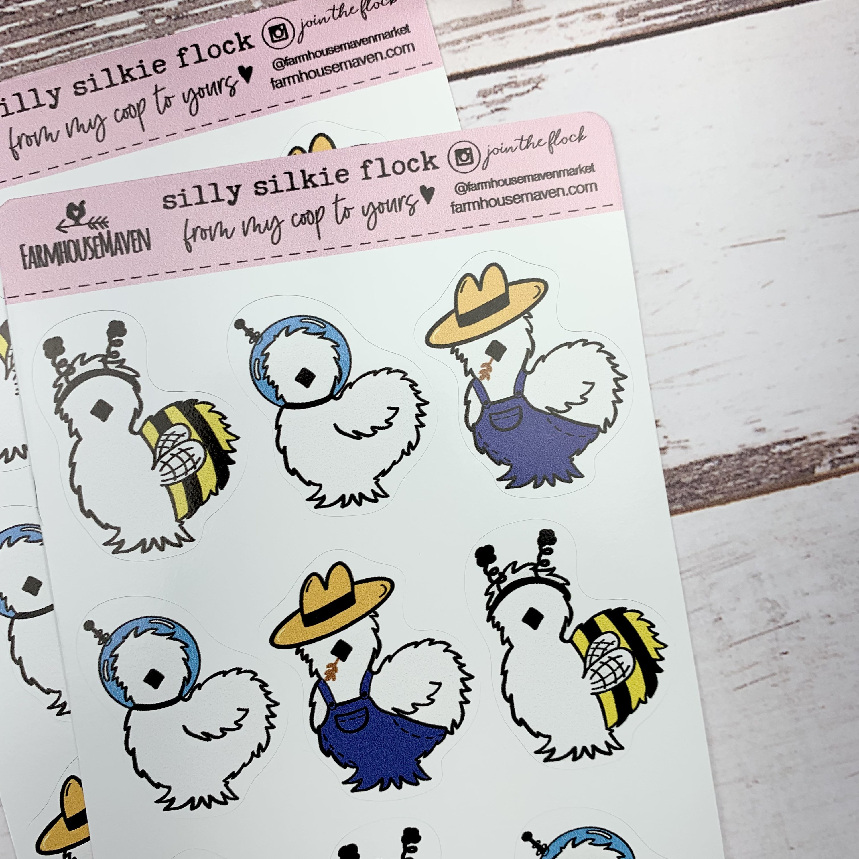 Silkie Sticker Set Free Shipping Silkie Egg Carton Stickers - Etsy