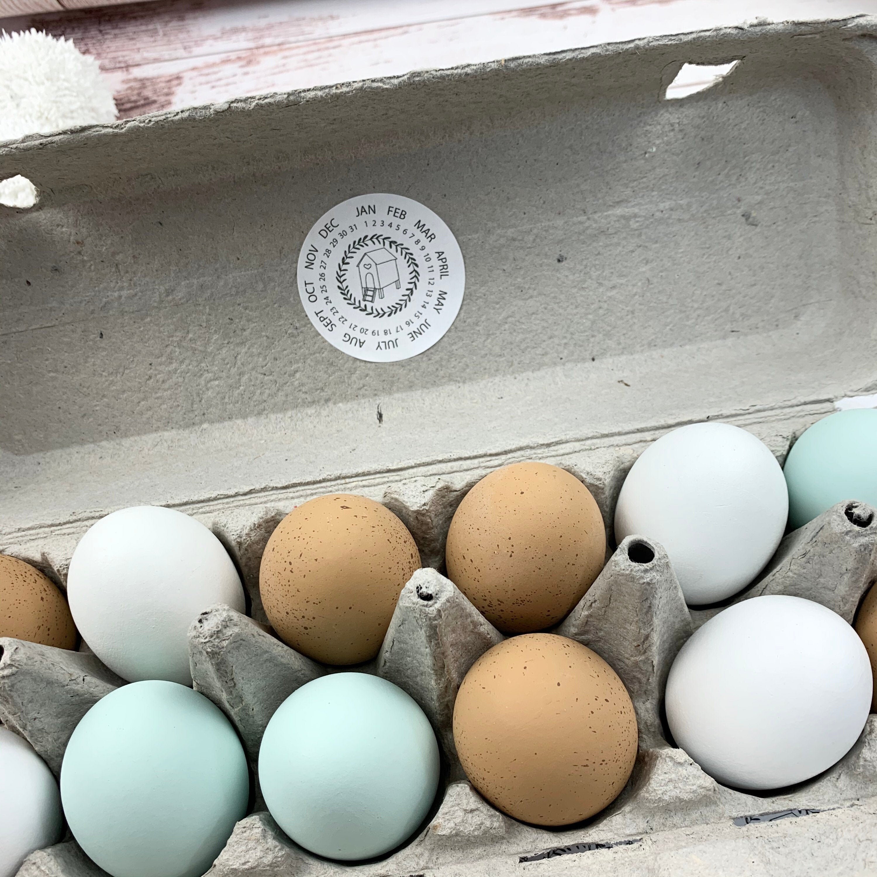 Cute Chicken Coop Date Stickers Chicken Stickers Farm | Etsy