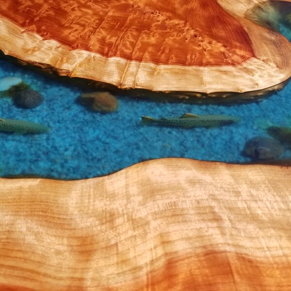 Epoxy Table Redwood - Etsy