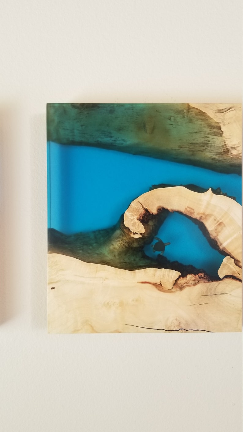 Segmented Wood and Epoxy Wall Mount Epoxy Table Wall Hang - Etsy