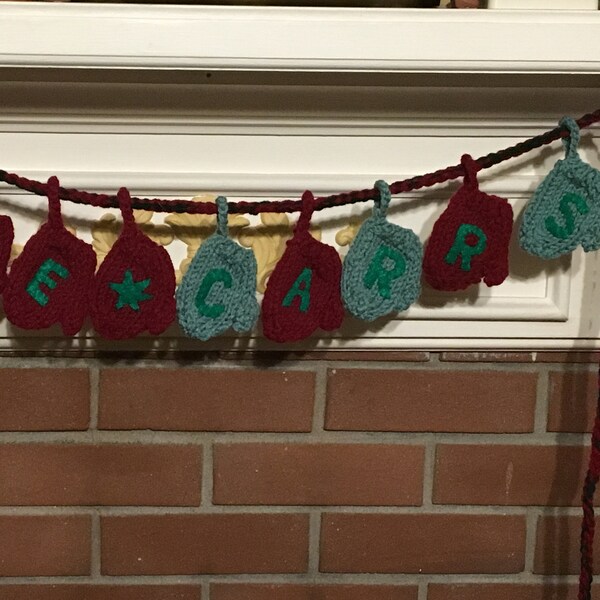 Mitten Garland - Etsy