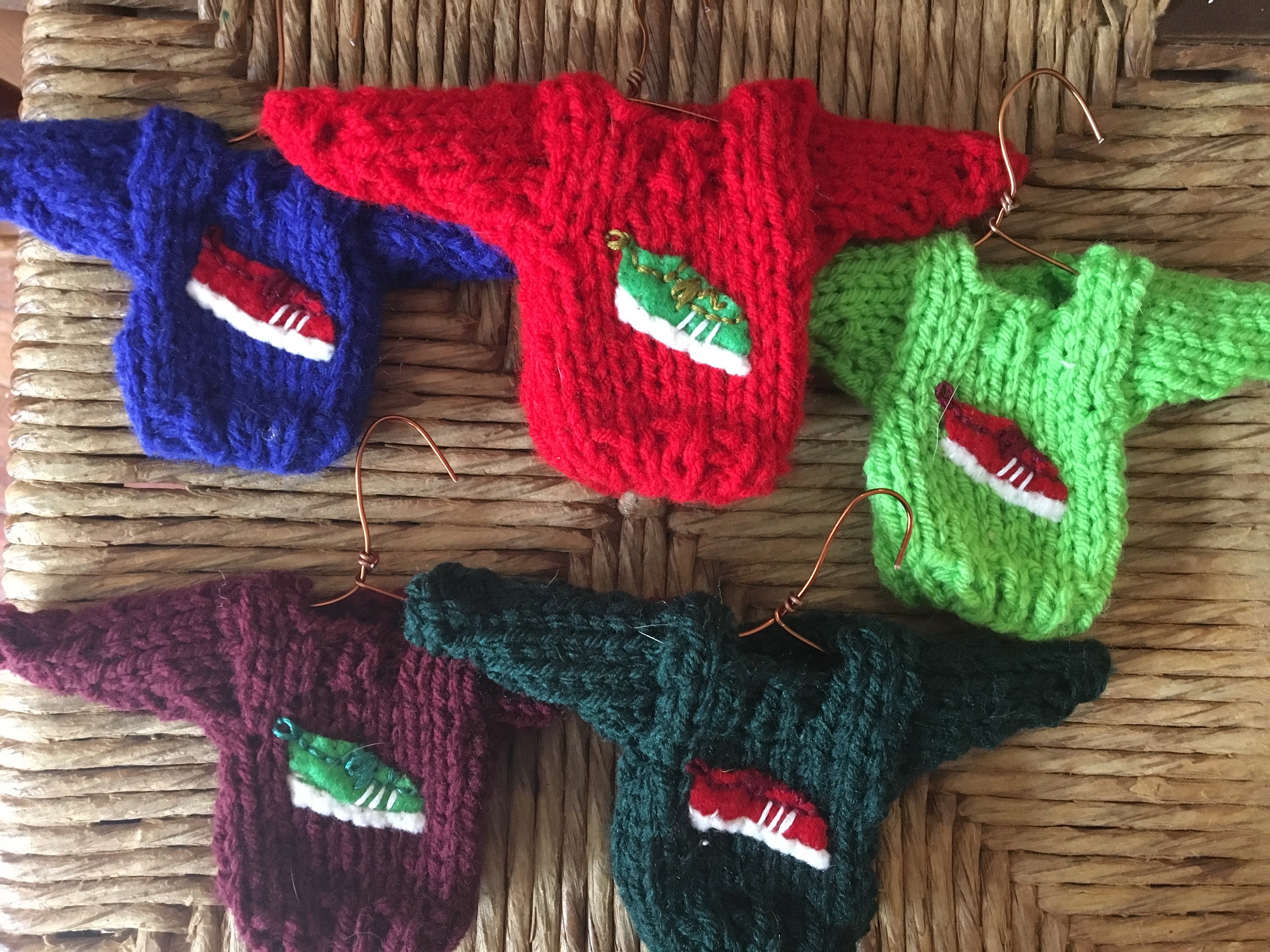 Personalized Ornament W Your Hobby, Mini Sweater Ornament, Custom ...