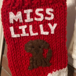 Labrador Dog Stocking, Custom Christmas Stocking for Labrador Retriever ...