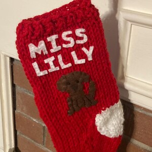 Labrador Dog Stocking, Custom Christmas Stocking for Labrador Retriever ...