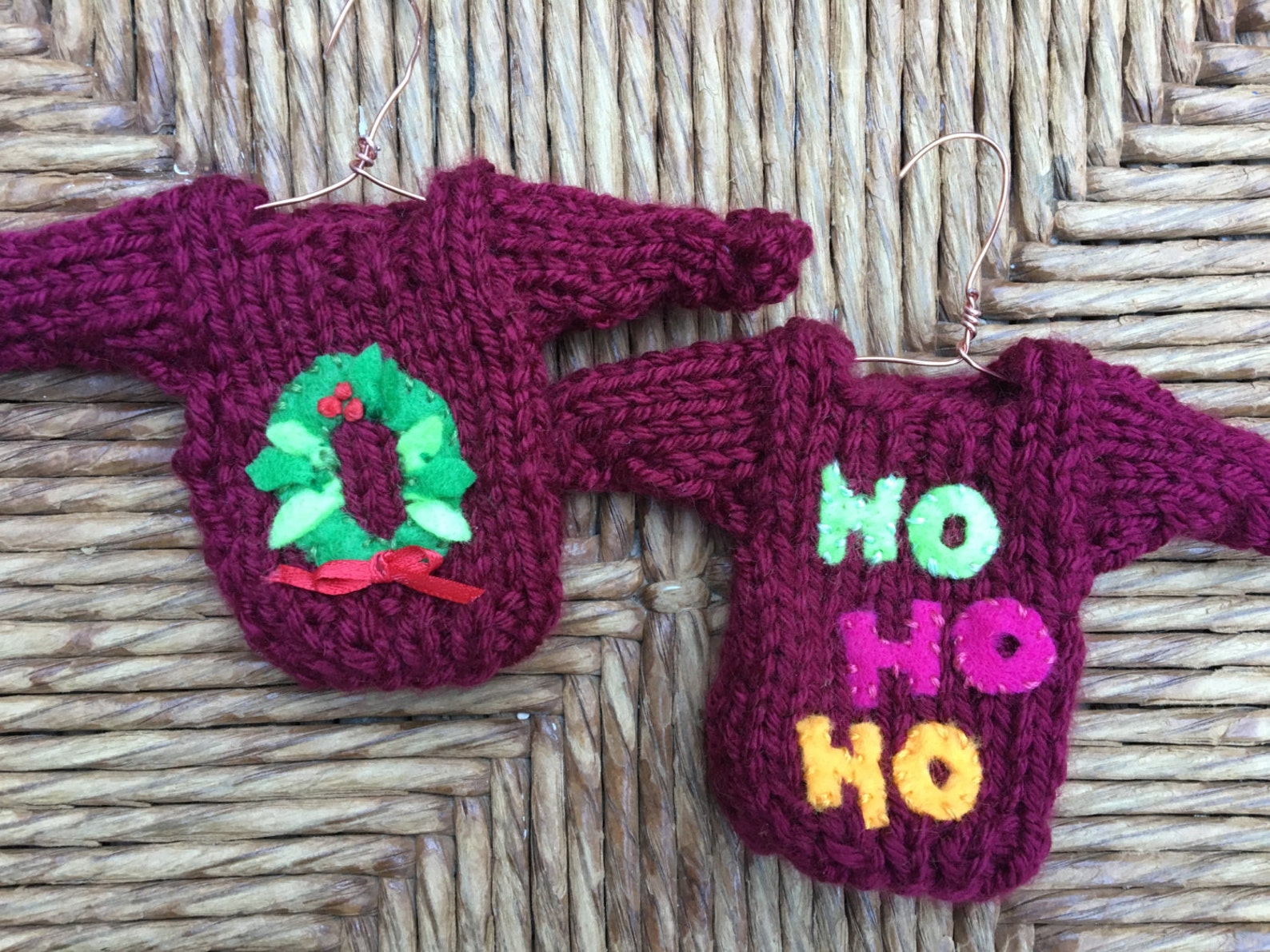 Custom Christmas Ornaments, Mini Sweater Ornaments Made to Order ...