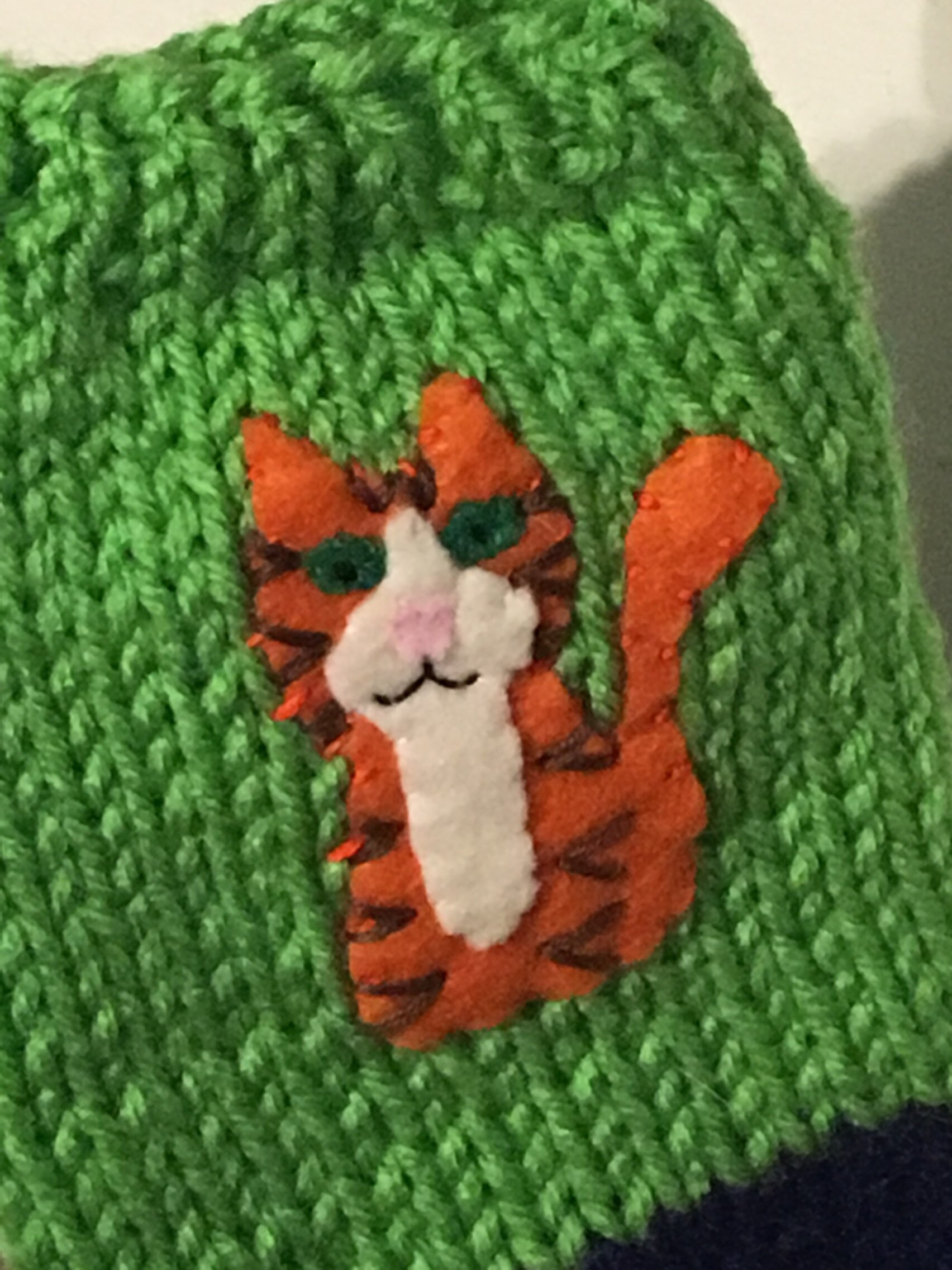 Orange Tiger Cat Stocking Custom-made Stocking for pet Cat | Etsy