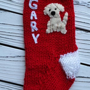Labrador Dog Stocking, Custom Christmas Stocking for Labrador Retriever ...