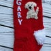 Labrador Dog Stocking, Custom Christmas Stocking for Labrador Retriever ...