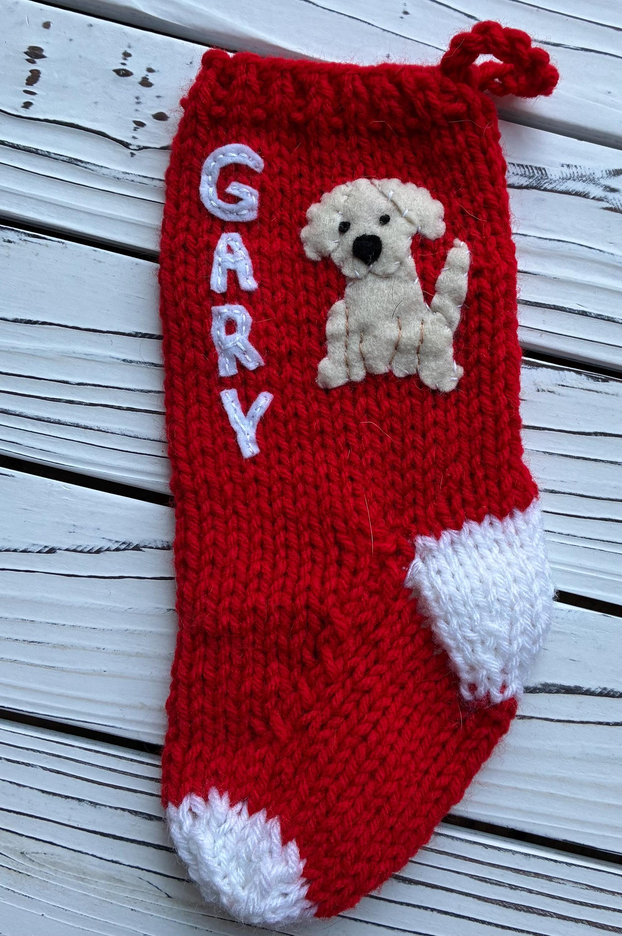 Labrador Dog Stocking, Custom Christmas Stocking for Labrador Retriever ...