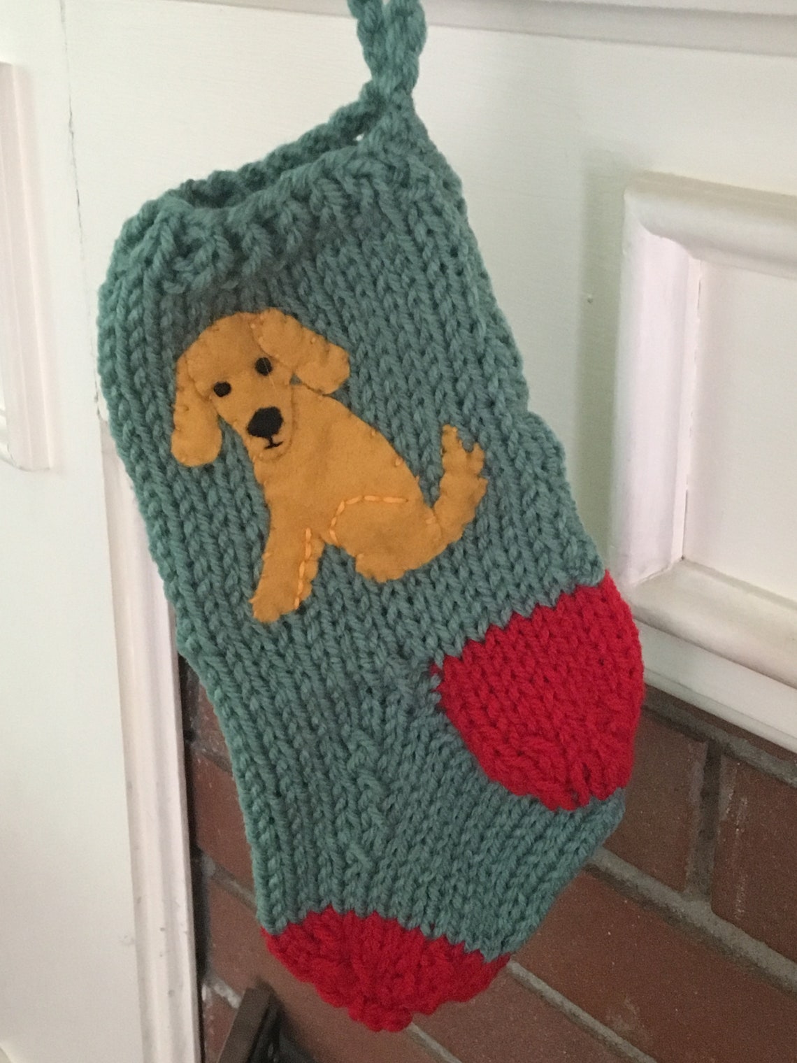 Golden Retriever Stocking Custom Christmas Stocking for - Etsy