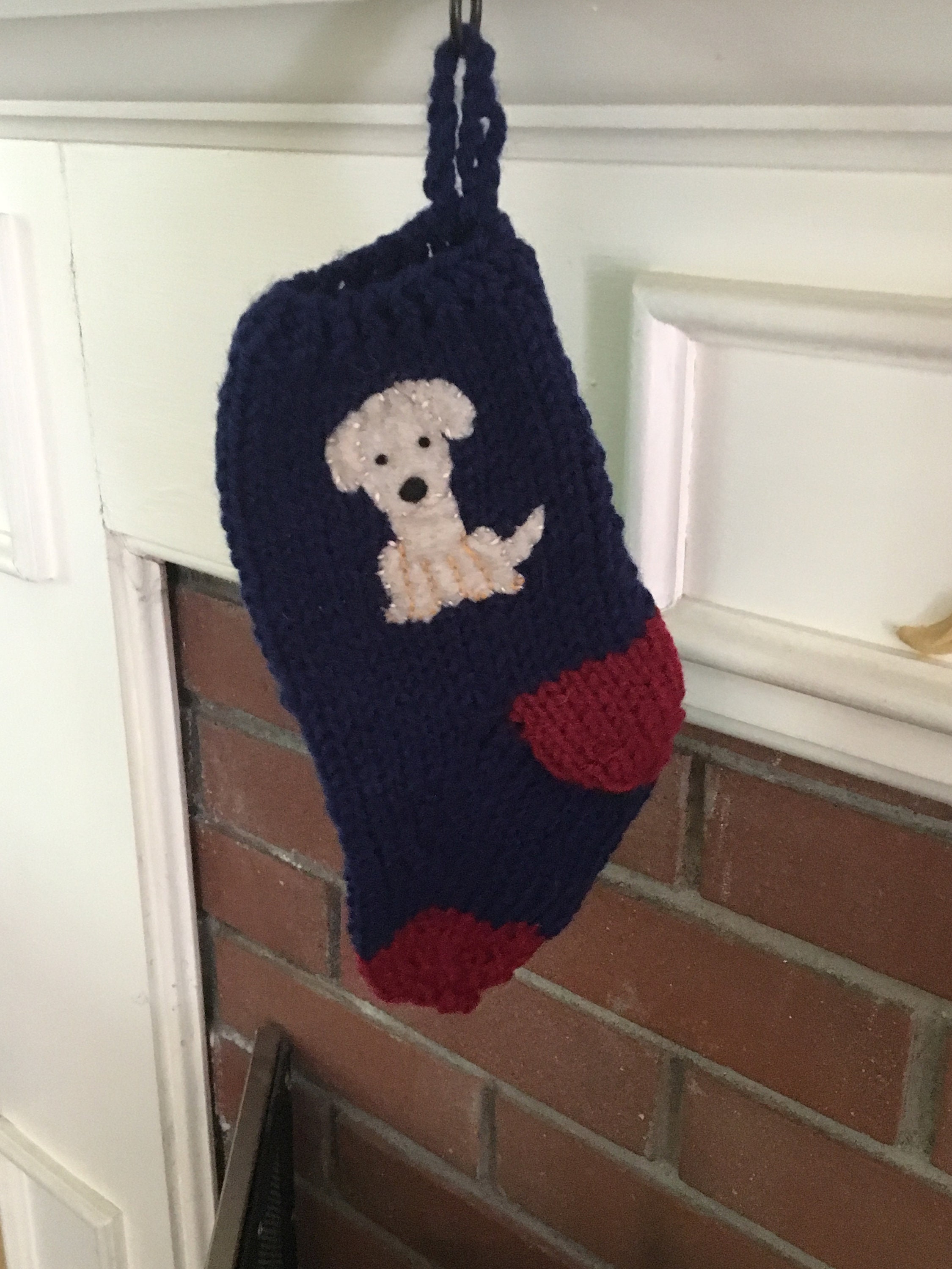 Labrador Dog Stocking, Custom Christmas Stocking for Labrador Retriever ...