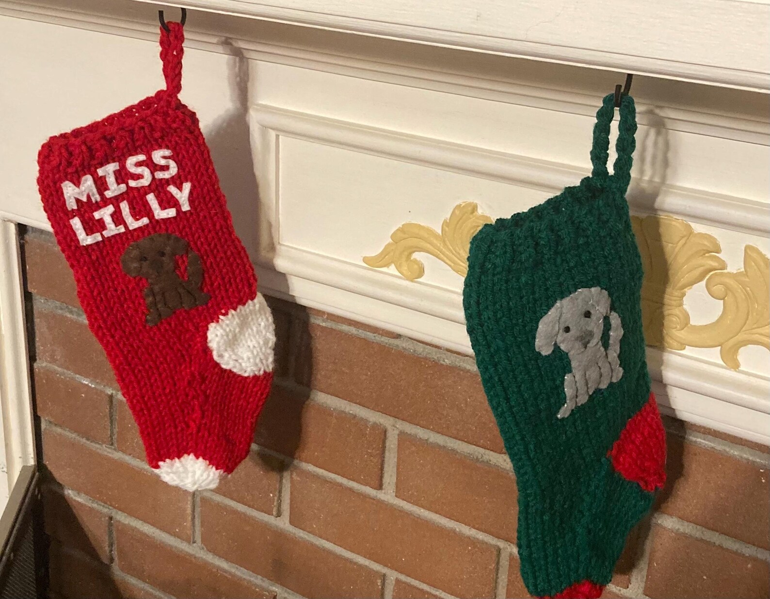 Labrador Dog Stocking, Custom Christmas Stocking for Labrador Retriever ...