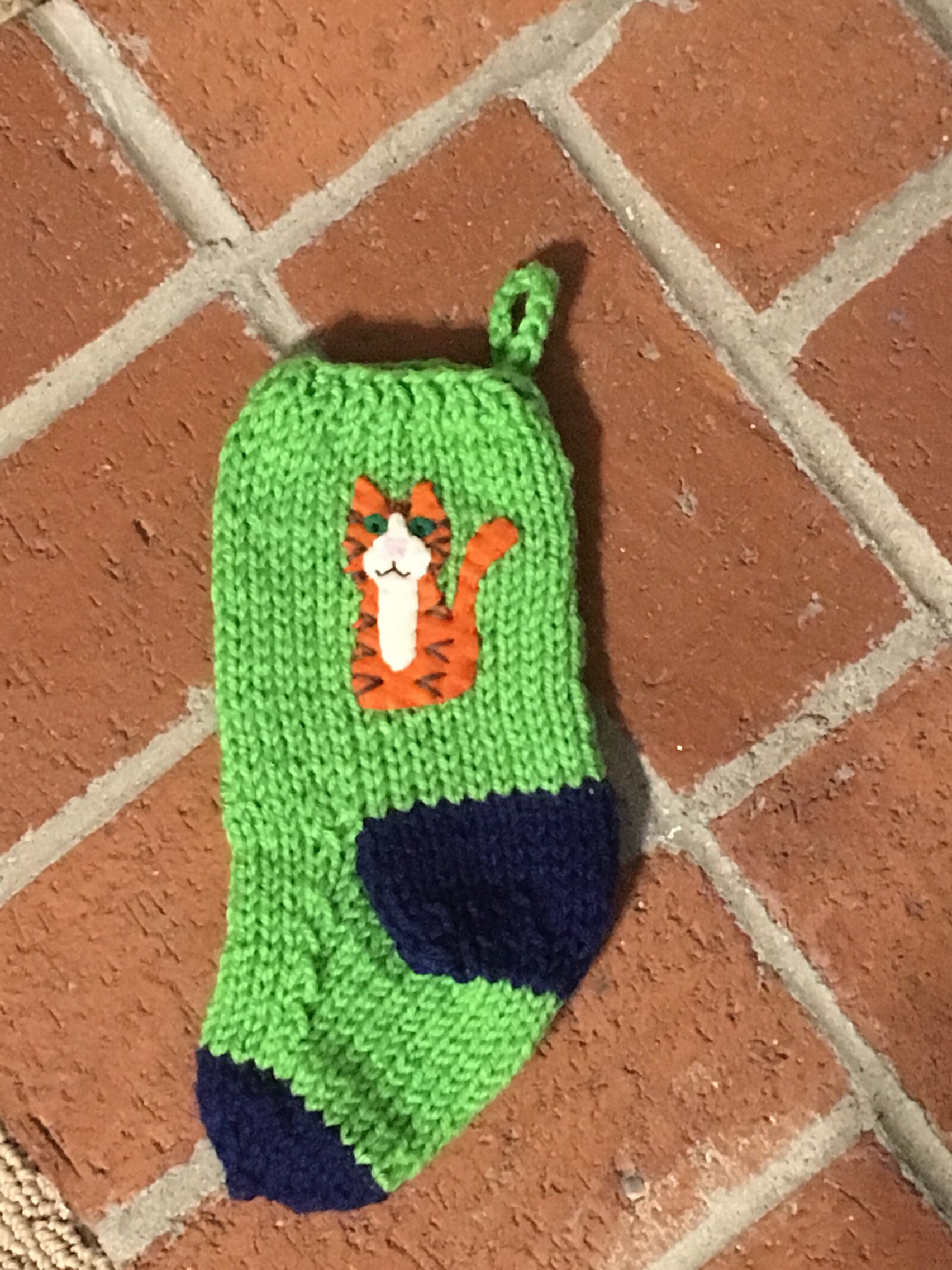 Orange Tiger Cat Stocking Custom-made Stocking for Pet Cat - Etsy