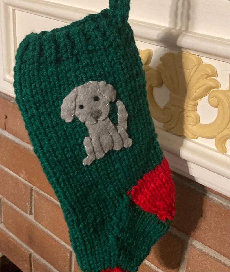 Labrador Dog Stocking, Custom Christmas Stocking for Labrador Retriever ...