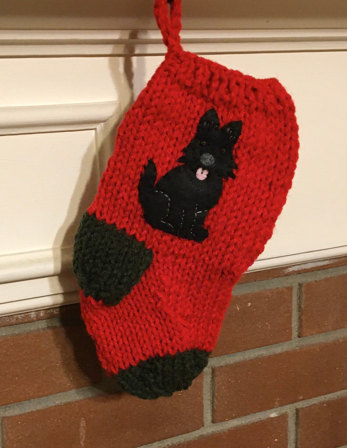 Black German Shepherd Stocking Custom Stocking for Dog Dog - Etsy