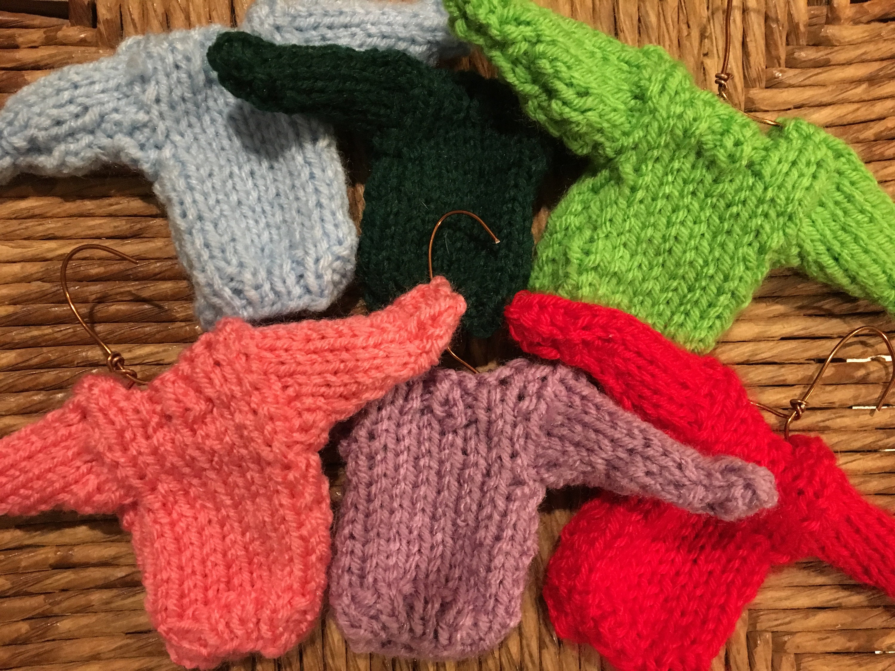 Custom Snow Globe Ornament, Tiny Christmas Sweater Ornament W Snowglobe ...