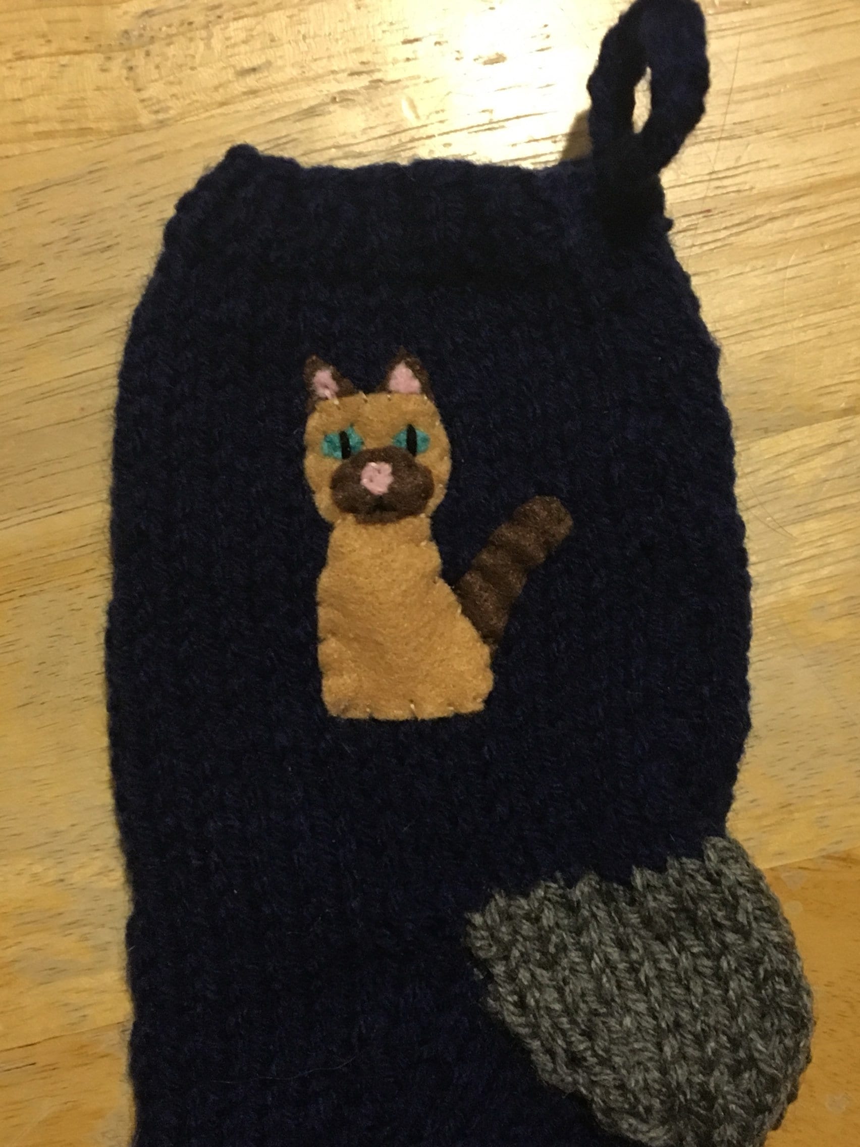 Siamese Cat Stocking Made to Order Christmas Stocking for | Etsy