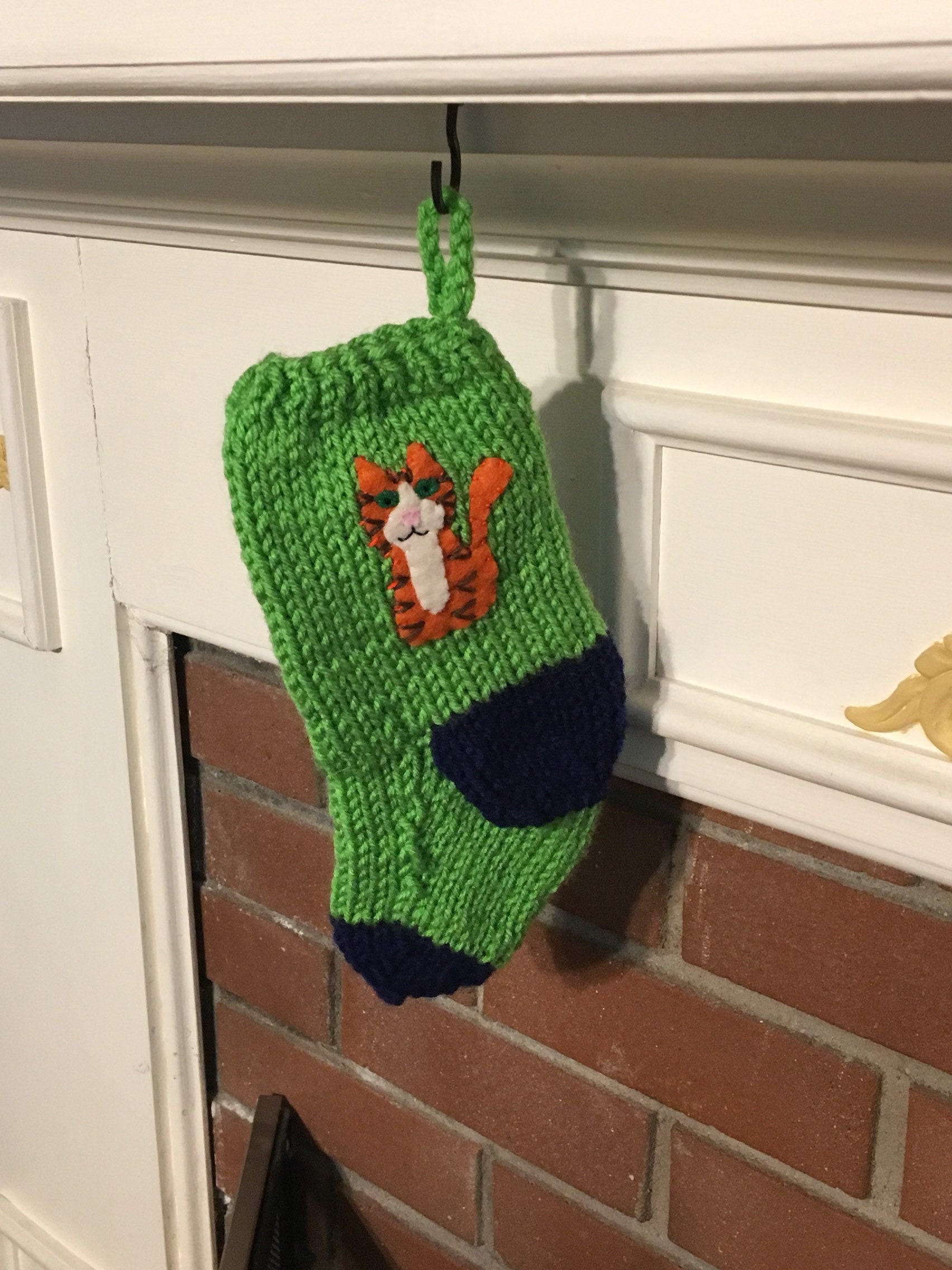 Orange Tiger Cat Stocking Custom-made Stocking for pet Cat | Etsy