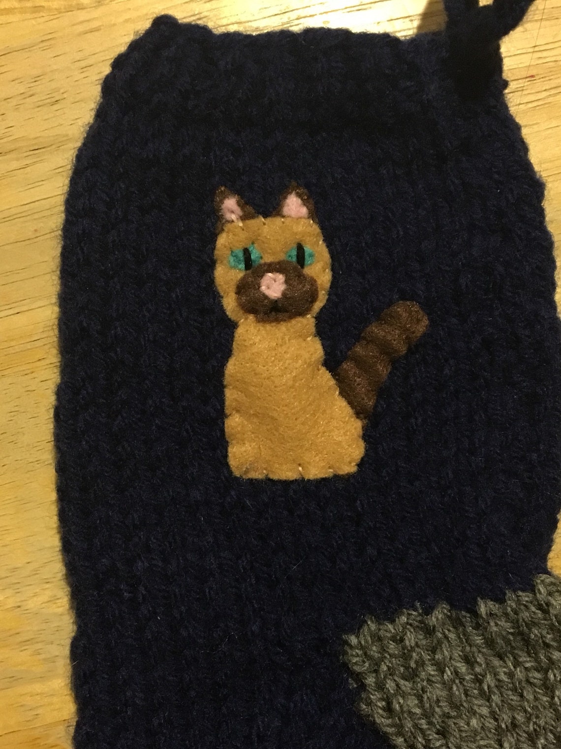 Siamese Cat Stocking Made to Order Christmas Stocking for | Etsy