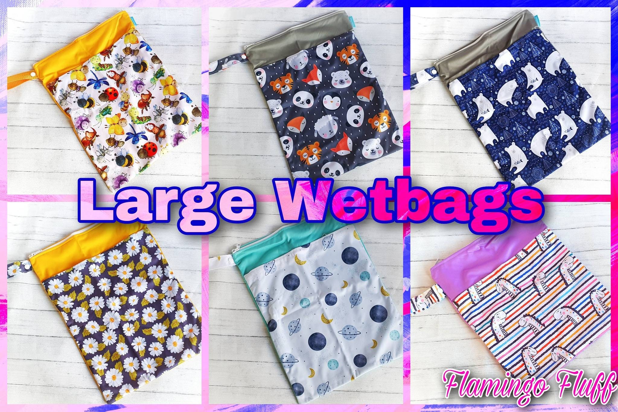 Large Reusable Double Zipped Wet/dry Bag - Etsy