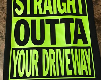 Straight Outta Sticker - Etsy