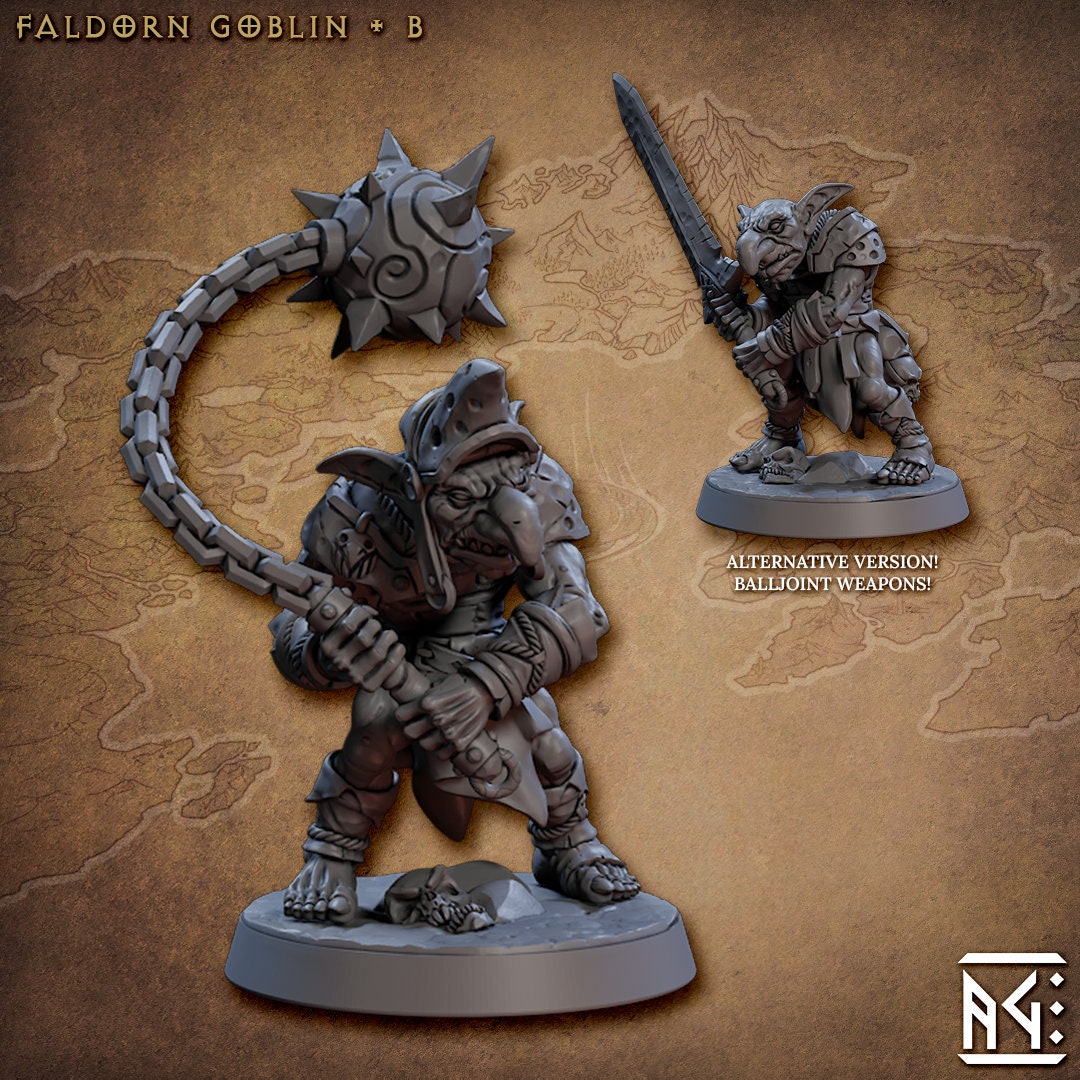 Modular Goblins Dnd Miniature, D&D, Pathfinder, Wargaming, Tabletop - Etsy