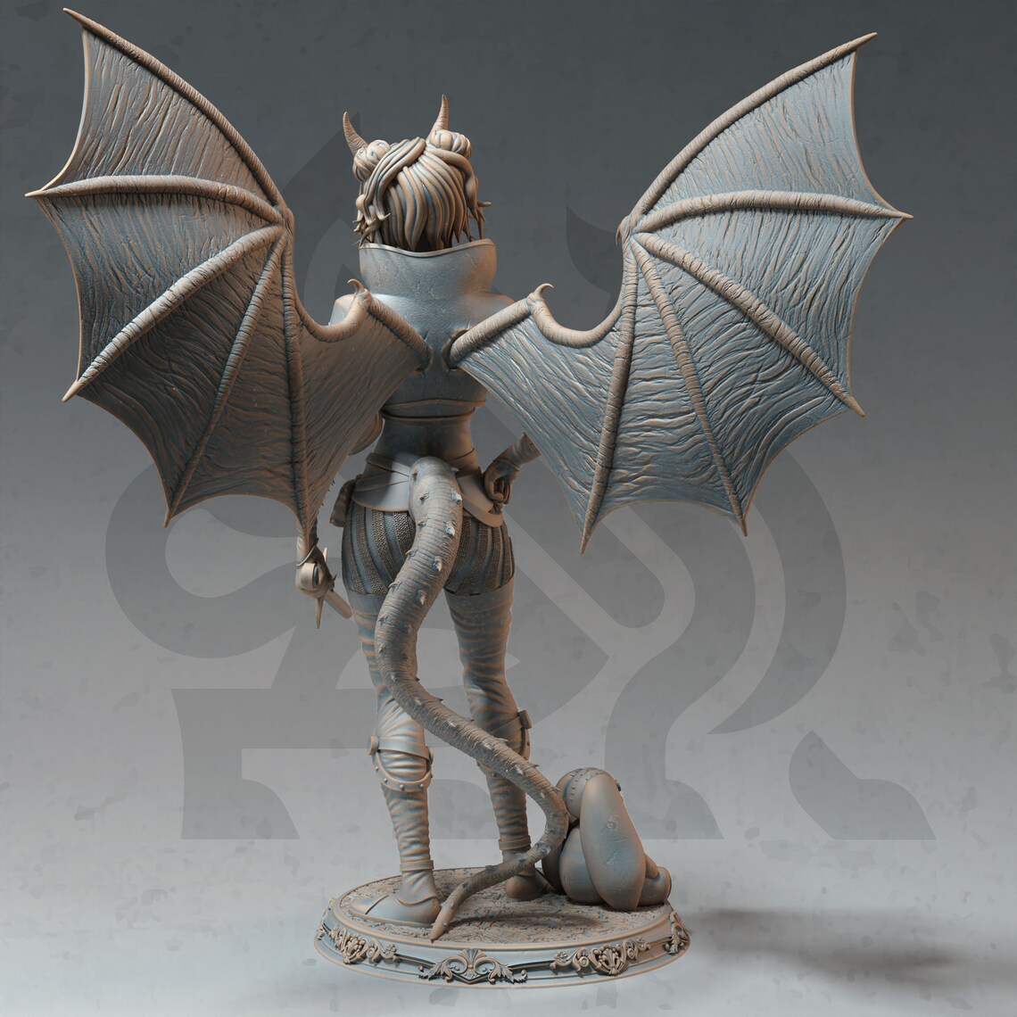 Succubus/dhampir/tiefling Dnd Miniature Dungeons and Dragons, D&D ...