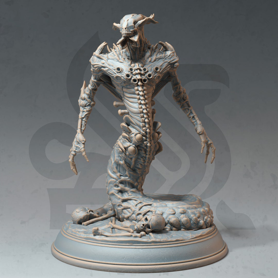 Mage Eater / Naga Dnd Miniature Dungeons and Dragons, D&D, Pathfinder ...