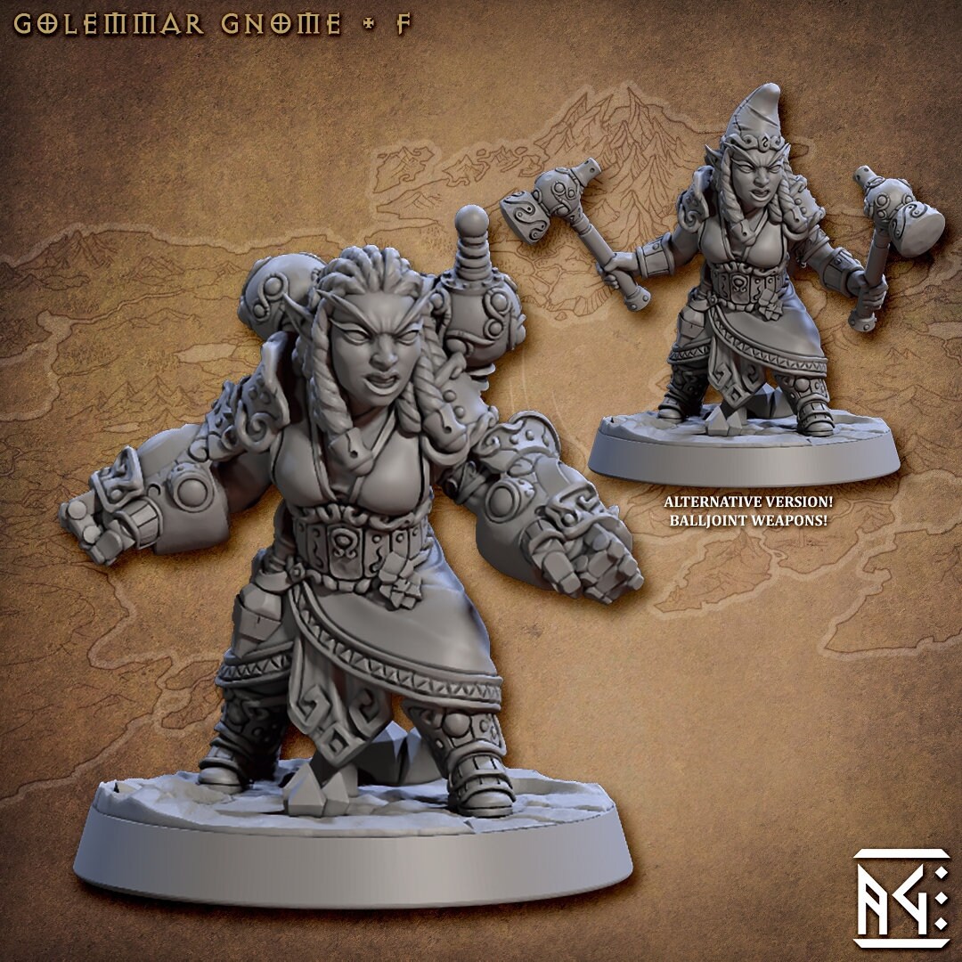 Modular Gnomes Dnd Miniature Dungeons and Dragons, D&D, D and D ...