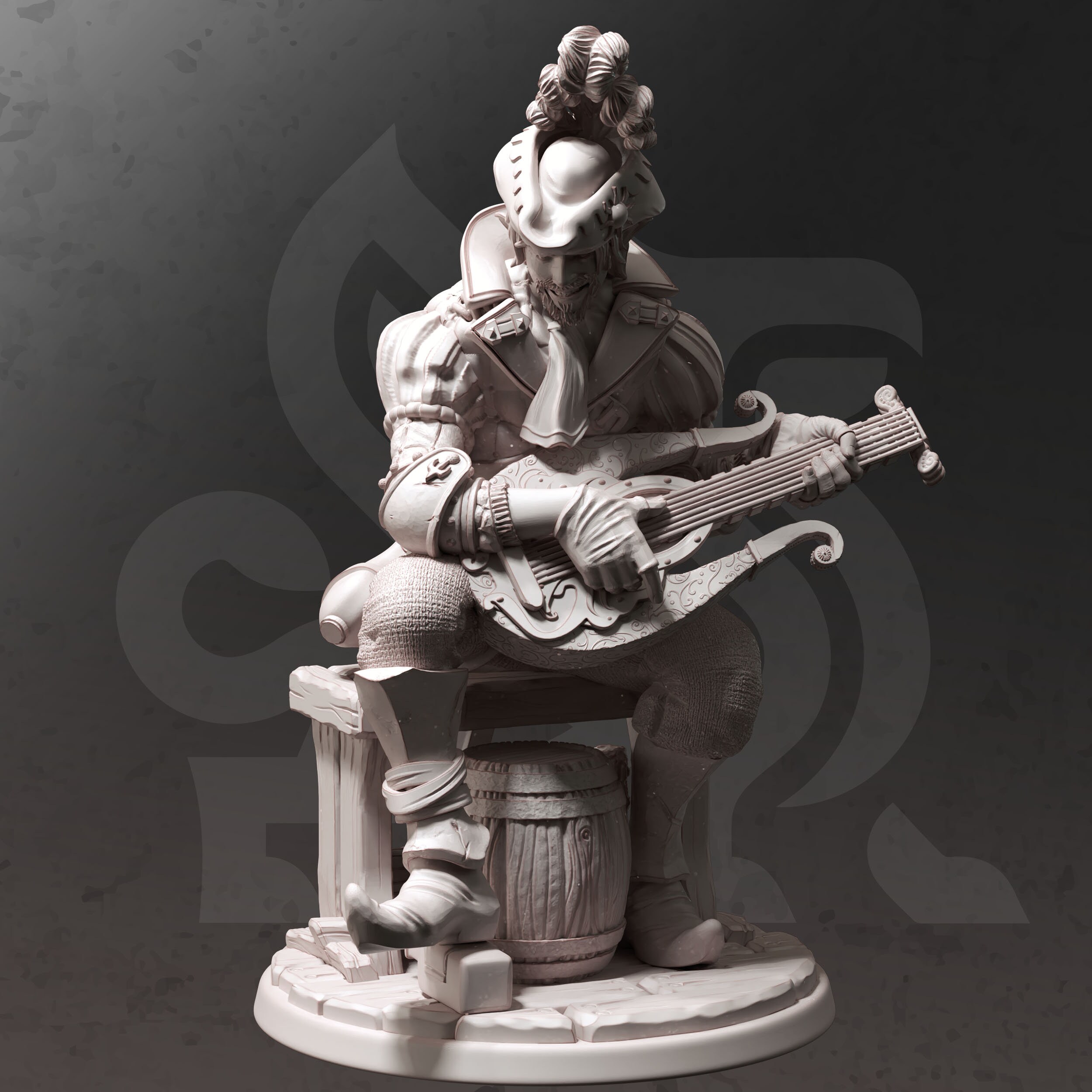 Bard Dnd Miniature Dungeons and Dragons D&D D and D - Etsy