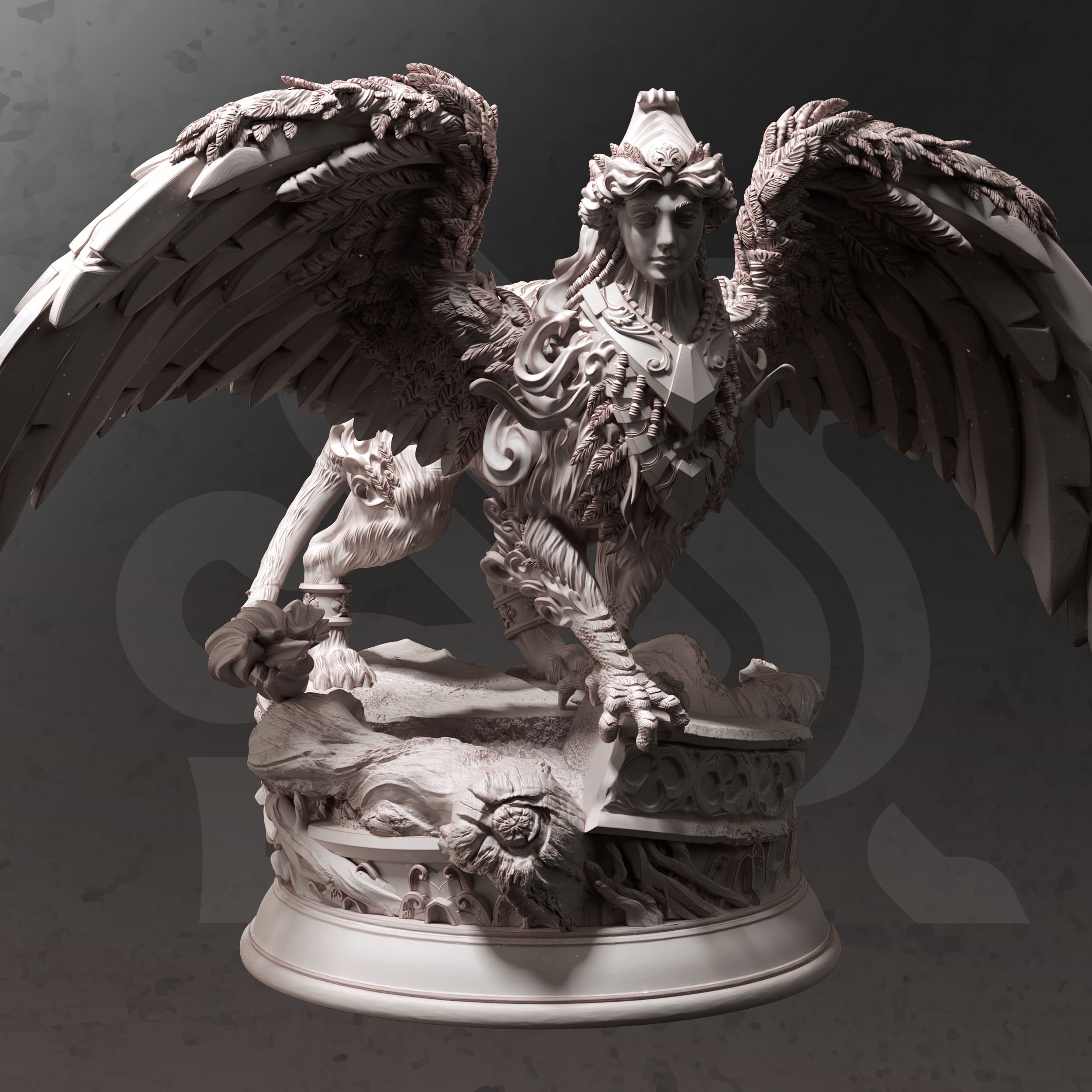 Sphinx Dnd Miniature Dungeons and Dragons, D&D, D and D, Warhammer 40k ...