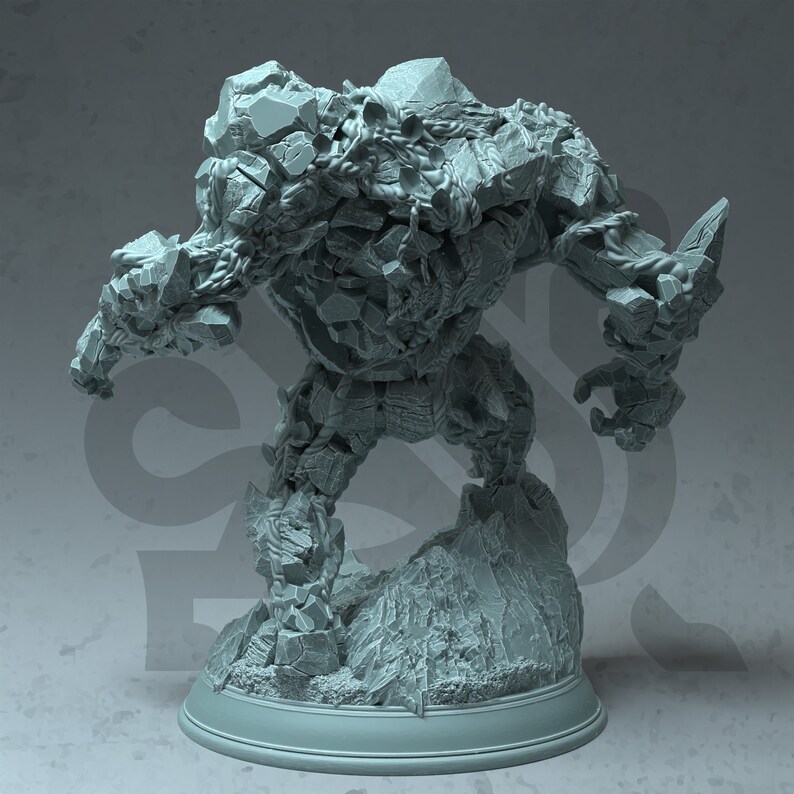 Golem Dnd Miniature Dungeons and Dragons, D&D, D and D, Warhammer 40k ...
