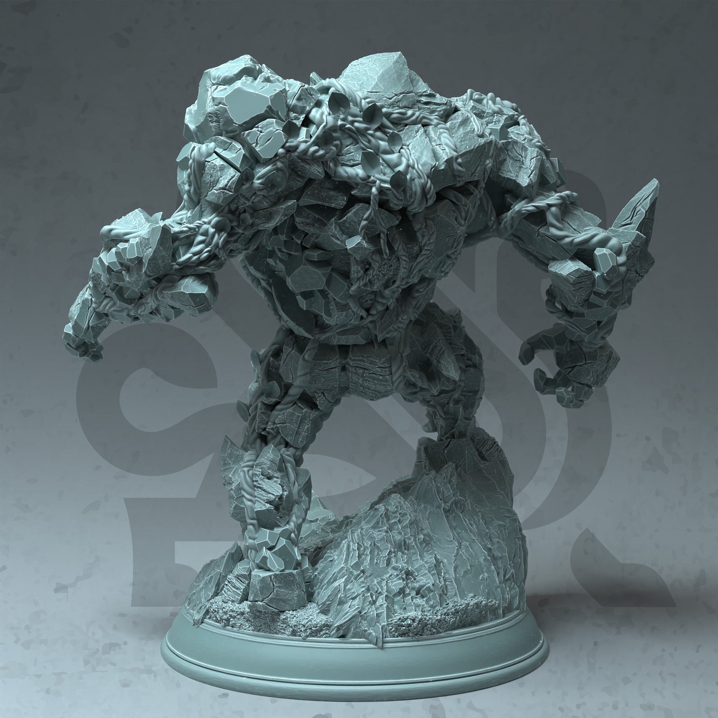 Golem Dnd Miniature Dungeons and Dragons, D&D, D and D, Warhammer 40k ...