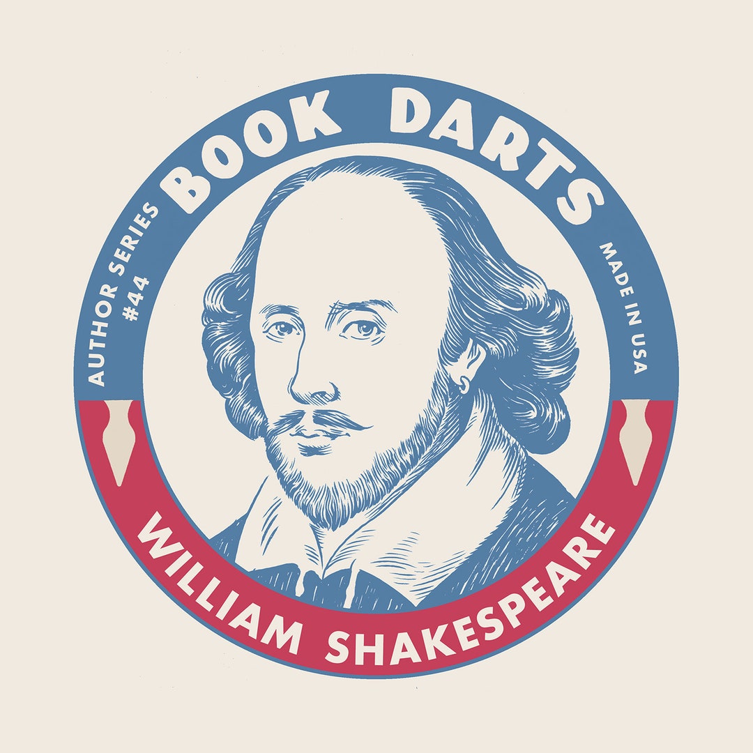 Book Darts Author Series #44, William Shakespeare, 50 per Tin, FREE ...