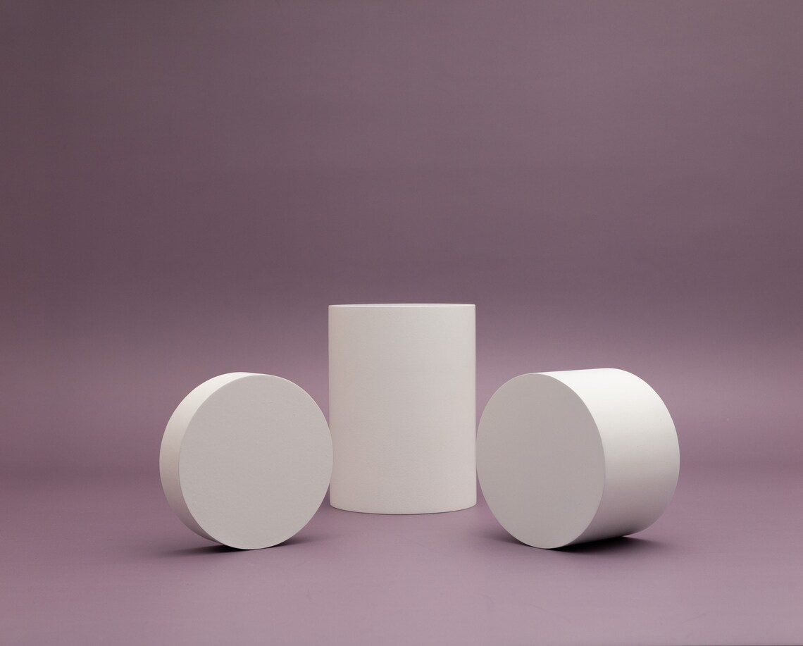 Geometric Podium Photo Prop Set Minimalist Display Stands for Product ...