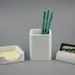Concrete Desk Accessories Set, Post It Note Holder, Office Desk Set - Etsy