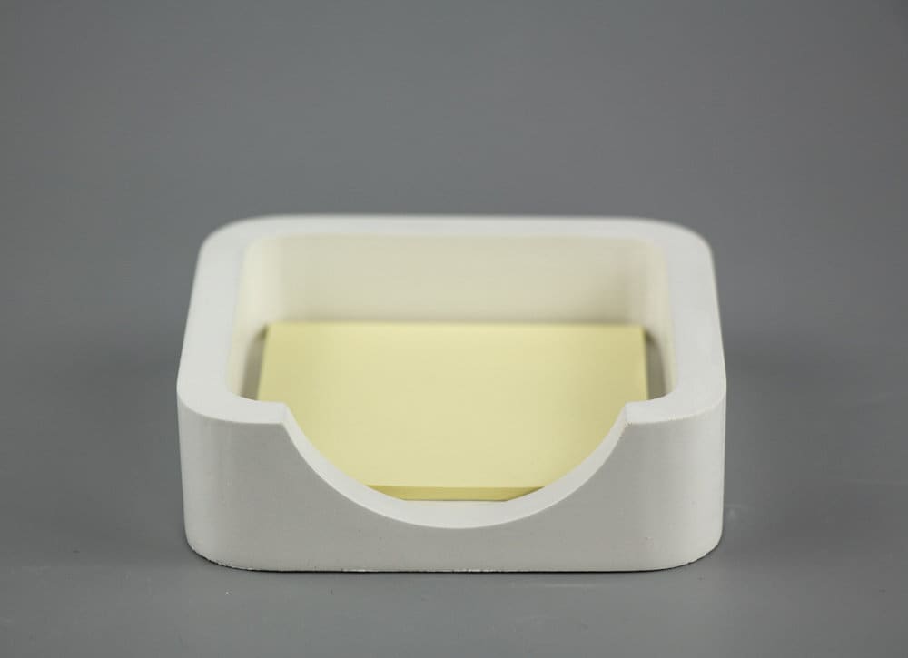Concrete Desk Accessories Set Post It Note Holder Office - Etsy