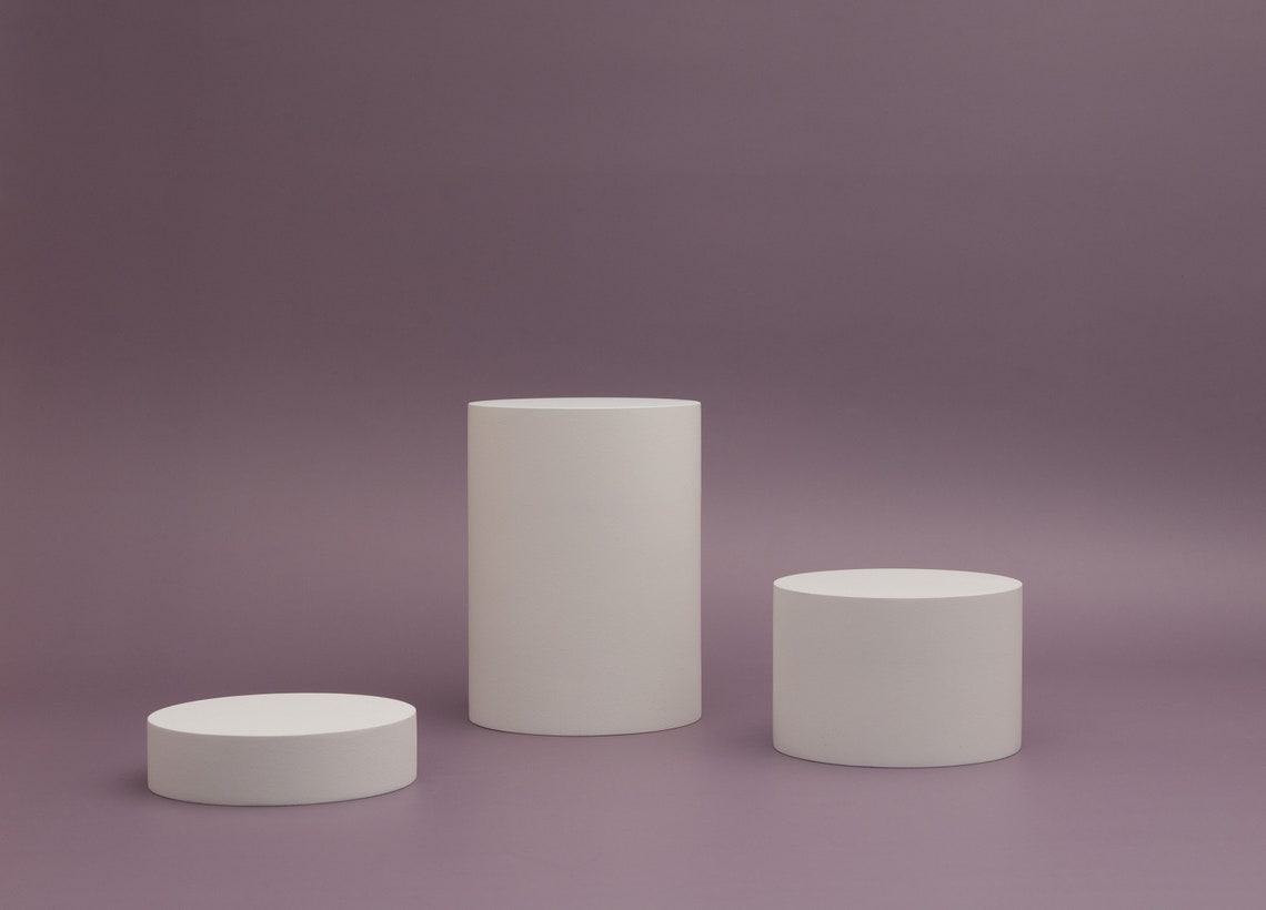 Geometric Podium Photo Prop Set Minimalist Display Stands for Product ...