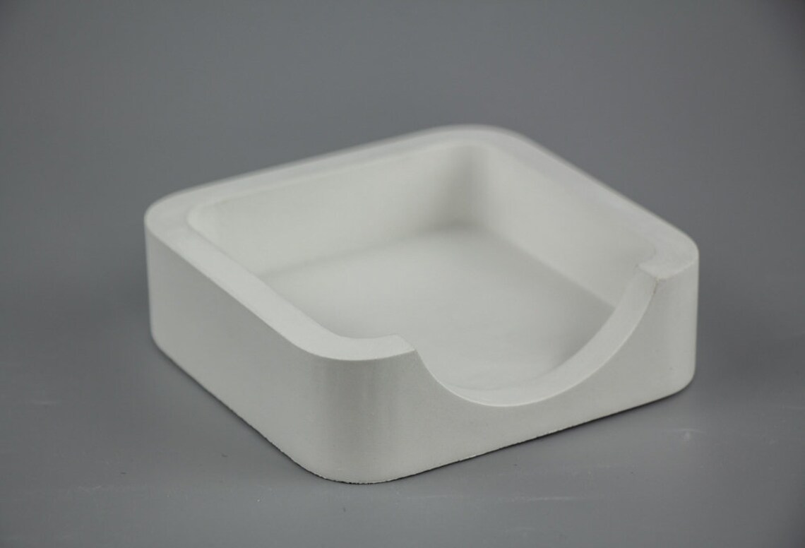 Concrete Desk Accessories Set, Post It Note Holder, Office Desk Set - Etsy