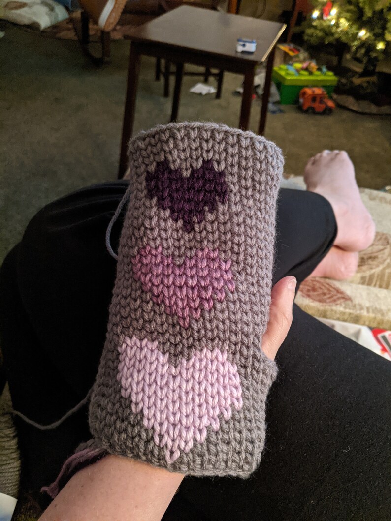 Sweetheart Mittens PATTERN ONLY - Etsy