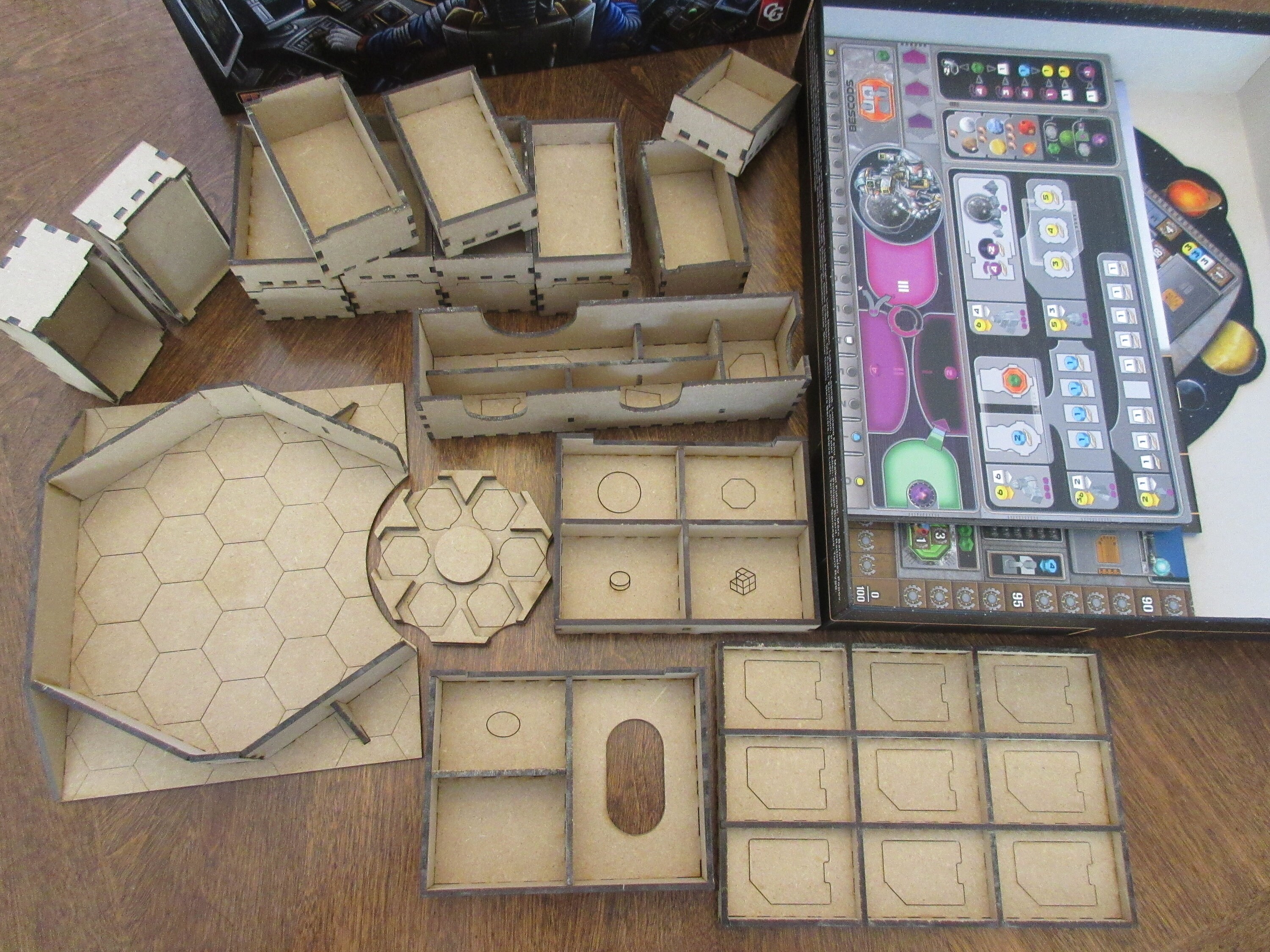 Gaia Project Laser Cut Insert Organizer for Gaia Project Board - Etsy