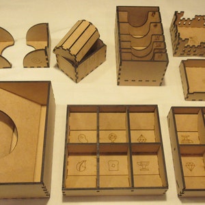 Flamecraft Laser Cut Insert Organizer for Board Game - Etsy