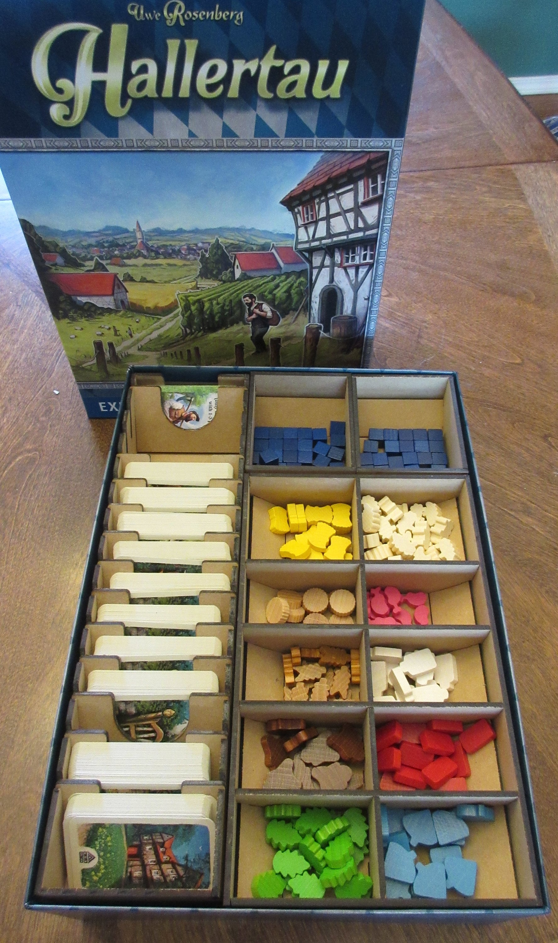 Hallertau Laser Cut Insert Organizer for Hallertau Board Game - Etsy