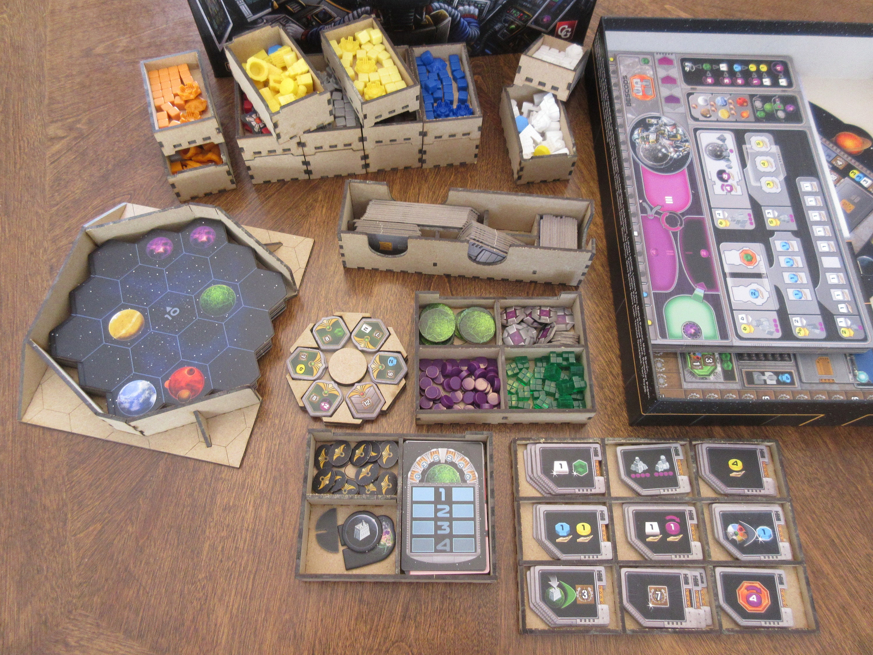 Gaia Project Laser Cut Insert Organizer for Gaia Project Board - Etsy