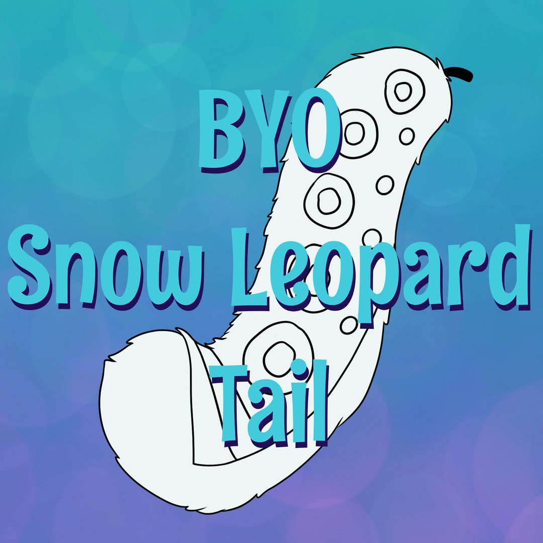 Build Your Own Snow Leopard Tail | Cosplay Tail | Faux Fur Tail | Ren ...