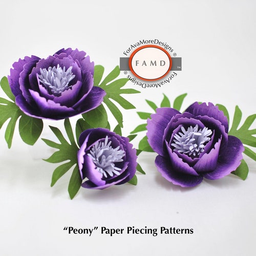 2D Lilac Flowers SVG Digital Die Cut Paper Piecing Pattern for - Etsy